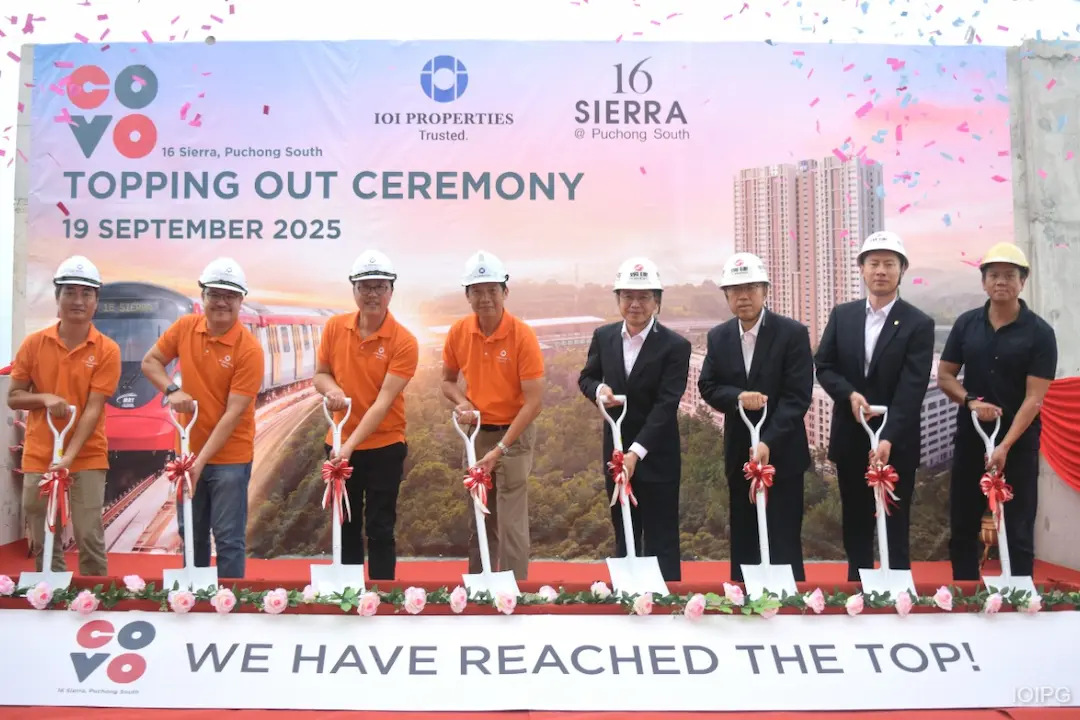 Topping out marks progress for COVO in 16 Sierra township | IOI ...